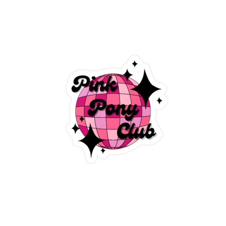 Chappell Roan Inspired Pink Pony Club Kiss-cut Vinyl Decals, Design 2 ...
