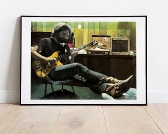 Jerry Garcia 36 X 24 Inches. - Etsy