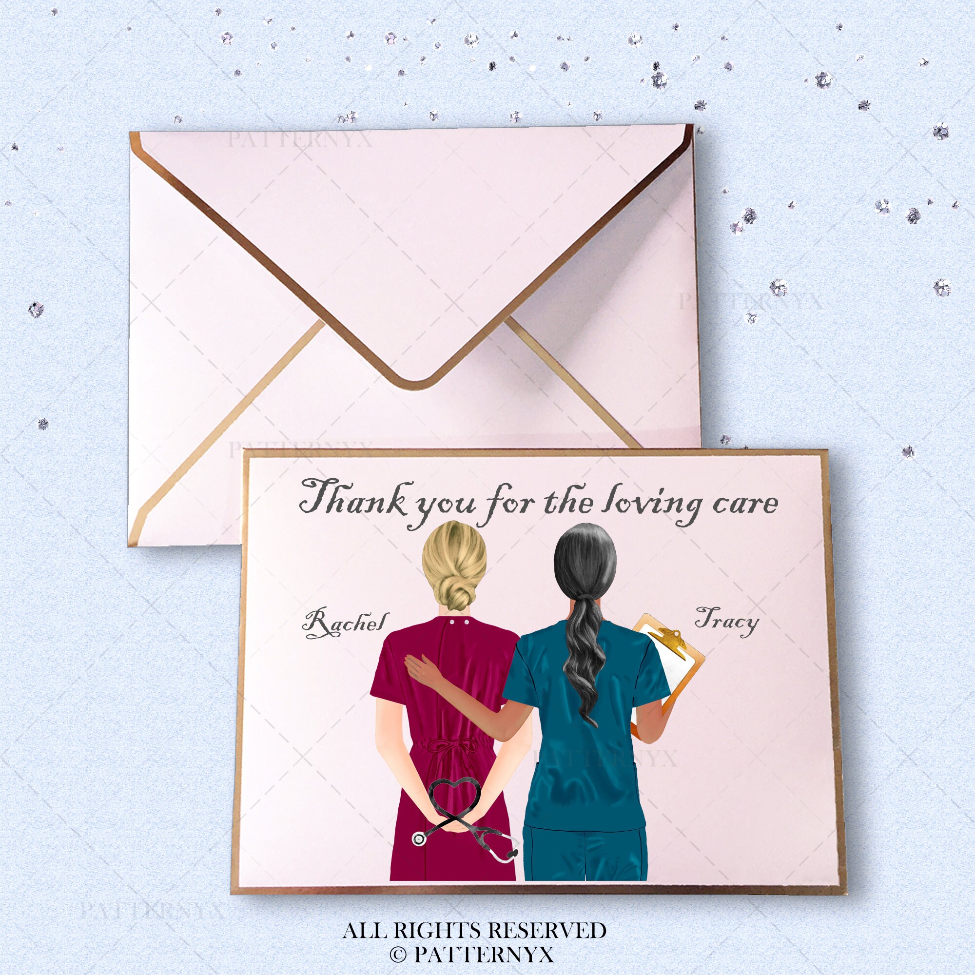 Custom Medical Nurse Clipart Bundle, Doctor Clipart, Nurse PNG Design ...