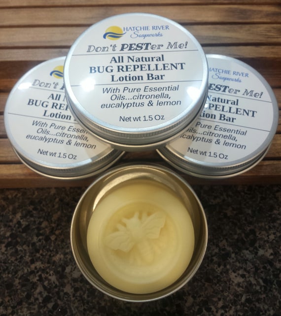 Bug Repellent Lotion Bar 1.5 Oz. Don't Pester Me Chemical - Etsy