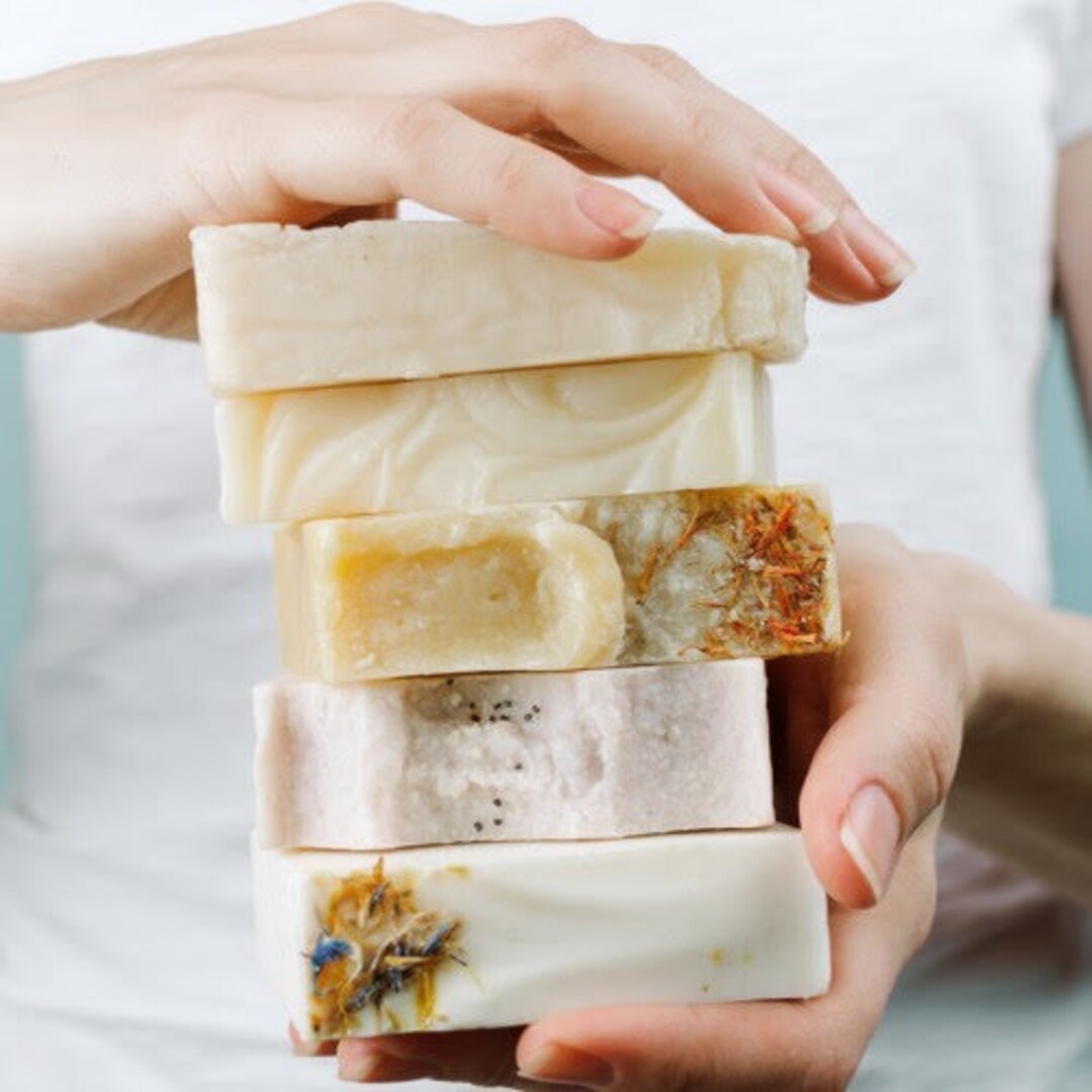 FOUR 5 Oz Bars of Handmade Soap. MANY Varieties to Choose From. PICK 4 ...