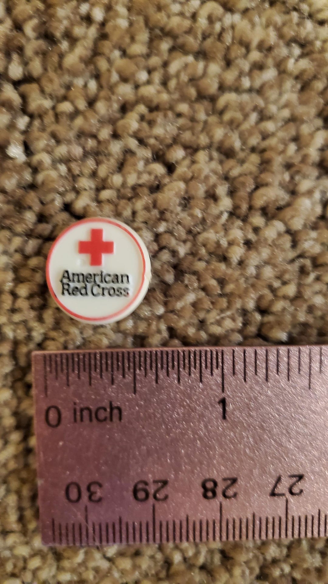 American Red Cross Label Pin - Etsy