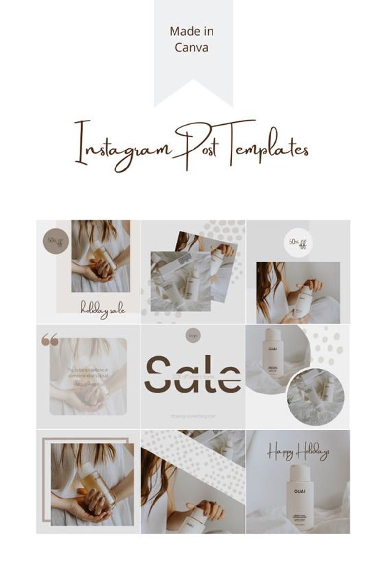 30 Instagram Canva Templates IG Posts Instagram Growth - Etsy