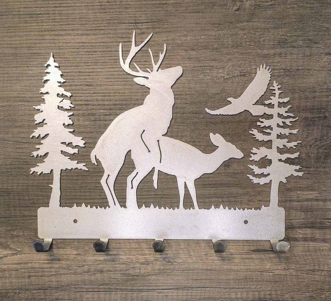 Wild Woodlands Key Ring Rack - Etsy