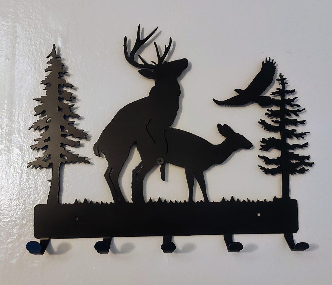 Wild Woodlands Key Ring Rack - Etsy