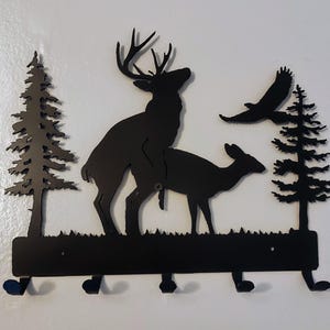 Wild Woodlands Key Ring Rack - Etsy