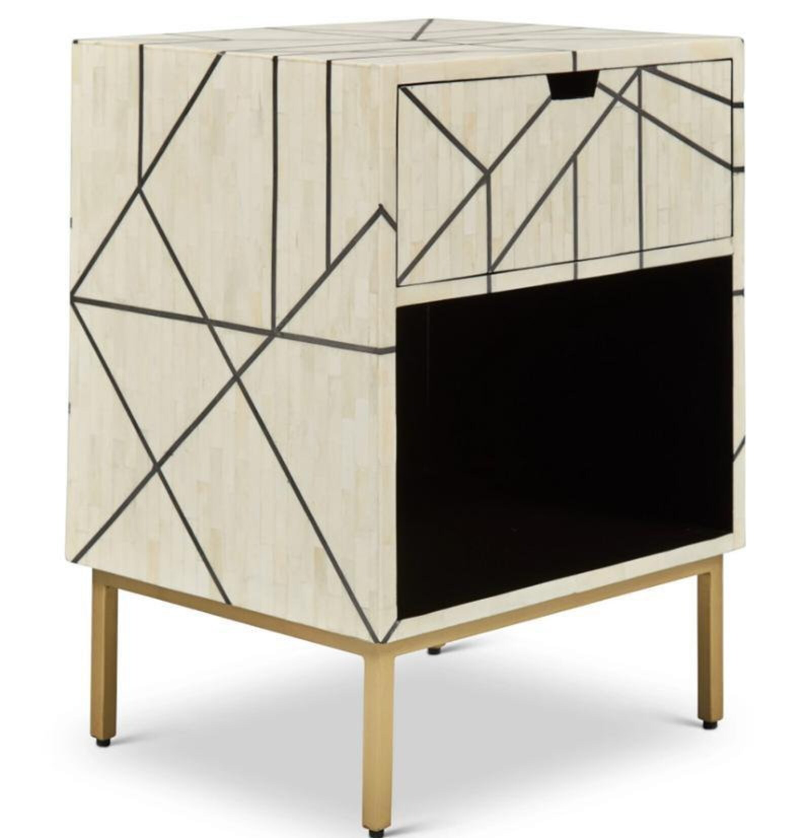 Handmade Bone Inlay Bedside Bone Inlay Nightstandbone Inlay | Etsy