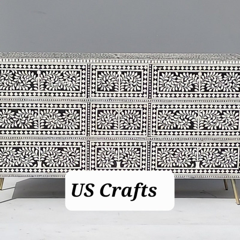 Bone Inlay Chest - Etsy