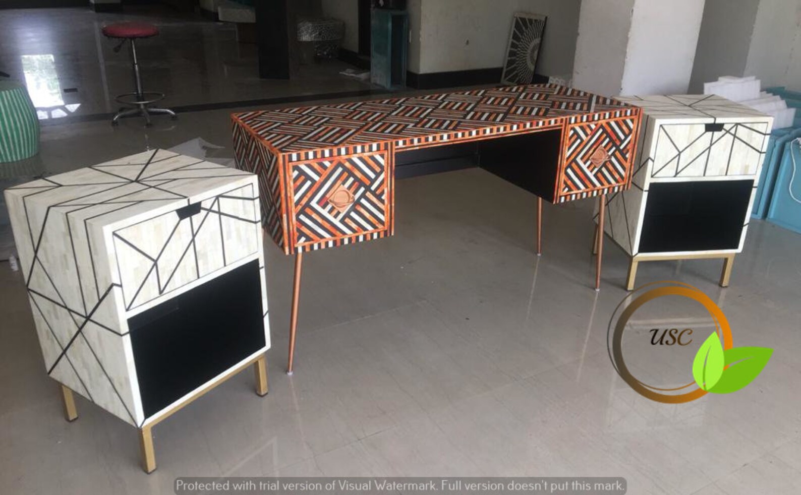 Handmade Bone Inlay Bedside Bone Inlay Nightstandbone Inlay - Etsy