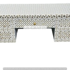 Bone Inlay Table Desk, Bone Inlay Console,bone Inlay Bench,living Room ...