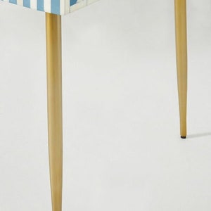 Bone Inlay Optical Desk Table Bone Inlay Laptop Desk Bone | Etsy