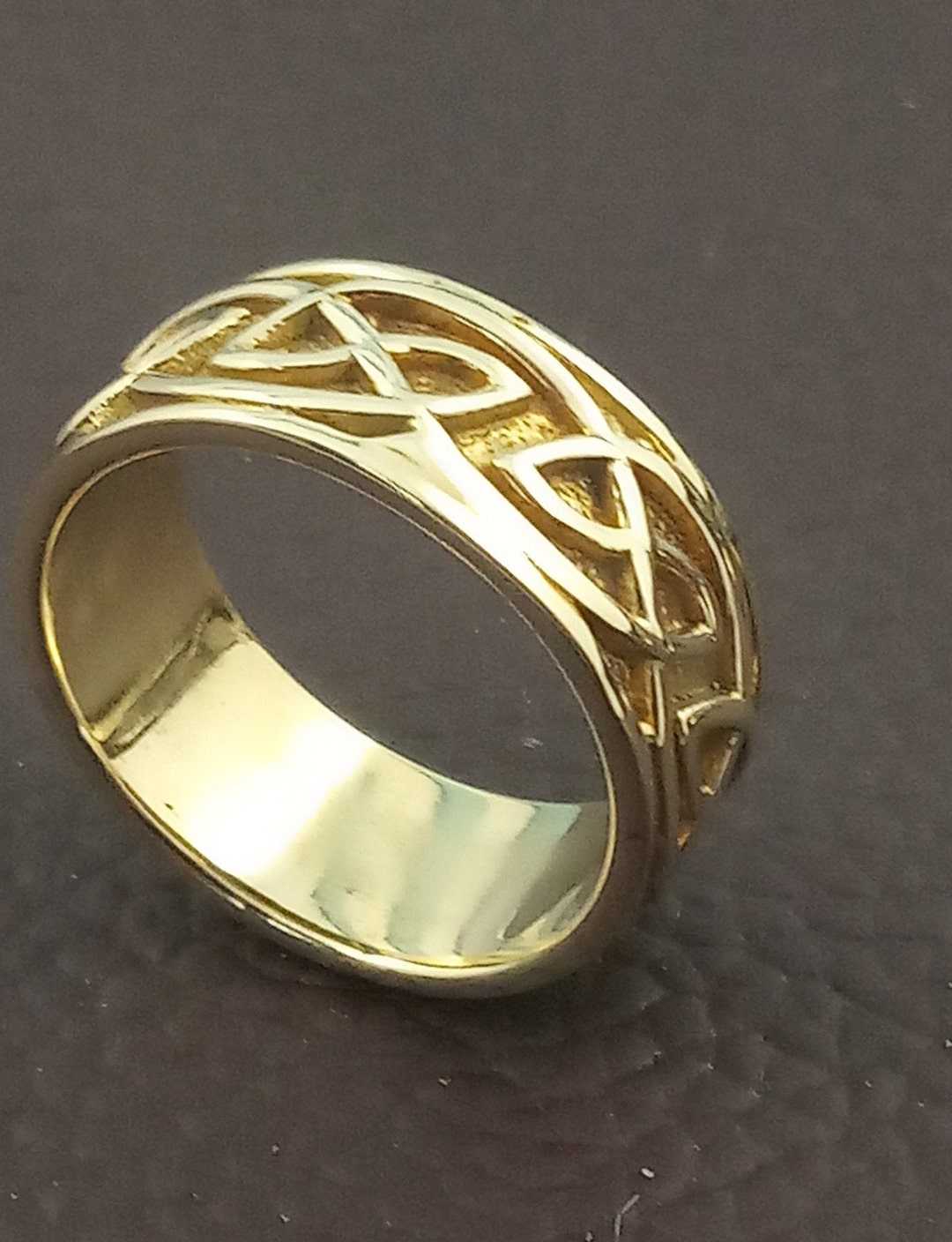 Handmade Brass Wide Band Ring, Unisex Ethnic Jewelry - Etsy