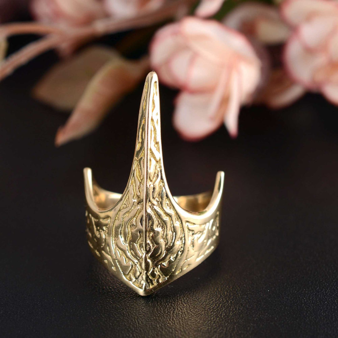 Brass Archer Ring, Thumb Gold Men Ring, Ring for Man, Man Gold Ring ...