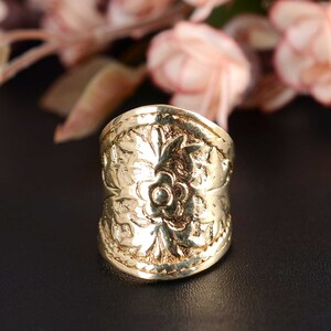 Wide Band Ring, Shield Ring, Wire Wrap Ring, Wide Band Rings, Unique ...