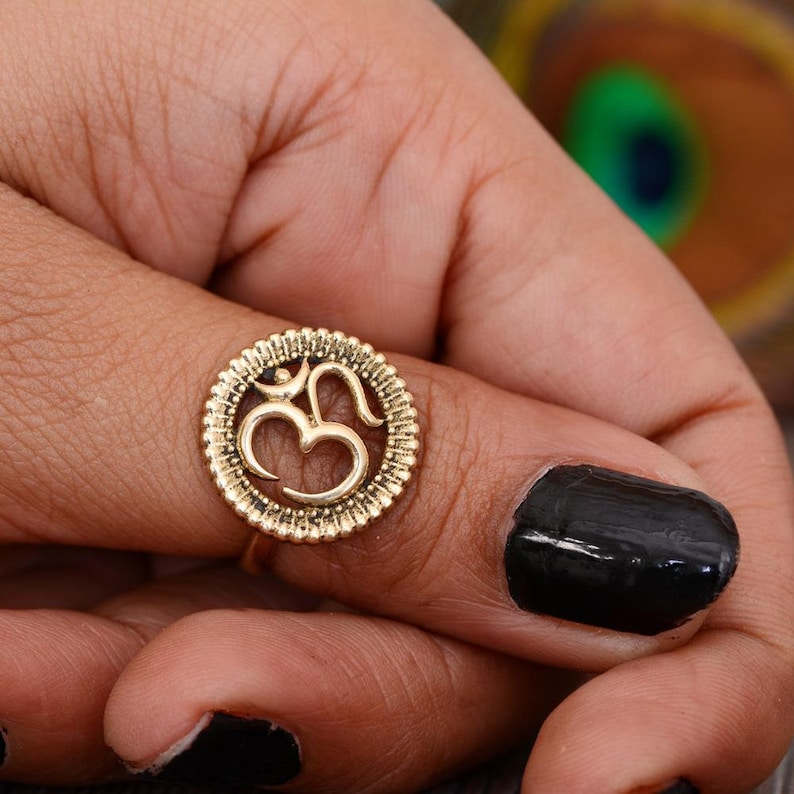 Om Ring Lord Shiva Ring Religious Ring Hindu Devotee Ring - Etsy