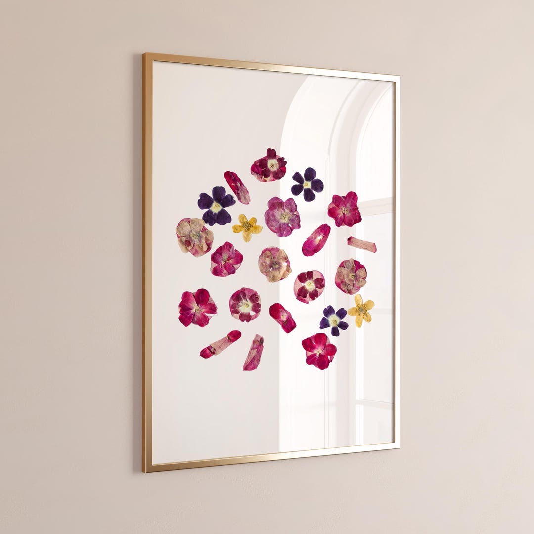 Floral Blood Cell Print – Red Blood Cells, Platelets & White Blood ...