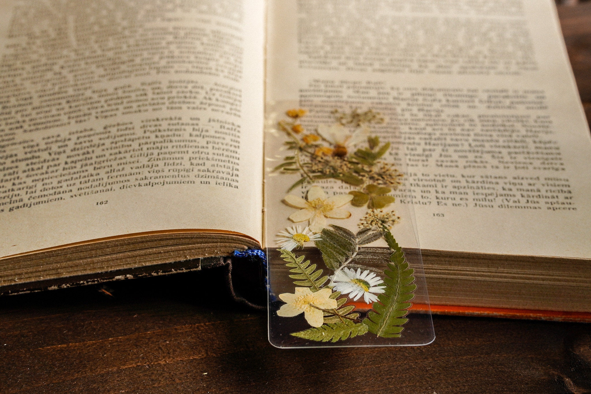 Pressed Flower Bookmark - Etsy