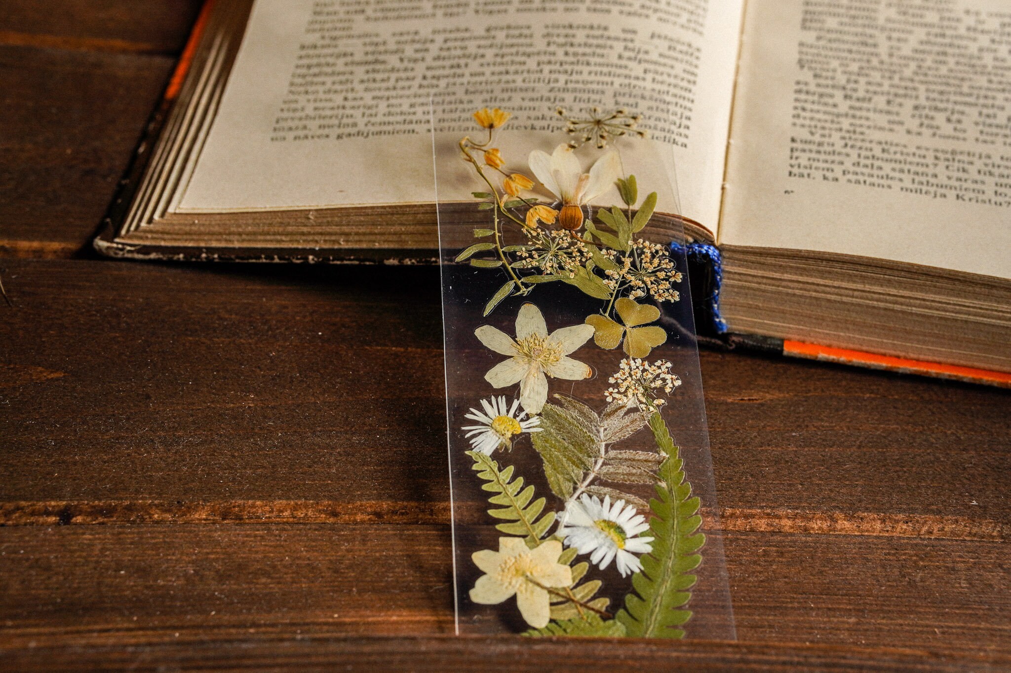 Pressed Flower Bookmark - Etsy