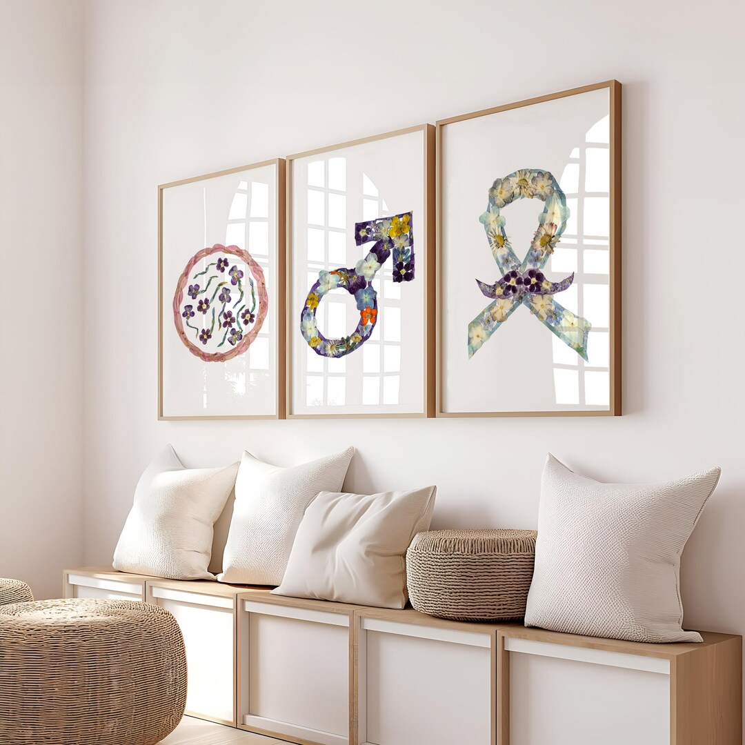 Digital Andrology Wall Art Set – Sperm Cells, Men’s Health, Movember ...