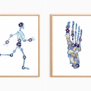 Physical Therapy Wall Art Set of 4 Prints, Physiotherapy Office Decor ...