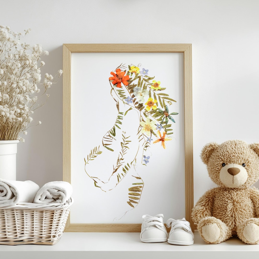 Motherhood Print Pregnant Woman Art Pregnancy Floral Print Pregnancy ...