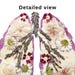 Floral Lungs Wall Art Botanical Respiratory System Print Pulmonary ...