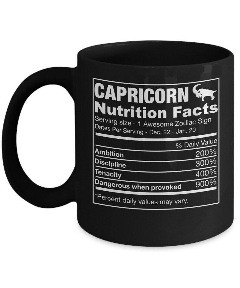 Capricorn Coffee Mug Capricorn Zodiac Mug Capricorn T Etsy