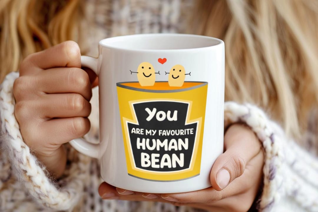 You Are My Favorite Human Bean Mug – Valentines Coffee Gift - Etsy