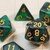 Tide Pool Teal Polyhedral Dice Set for D&D, Pathfinder, and TTRPG Dice ...