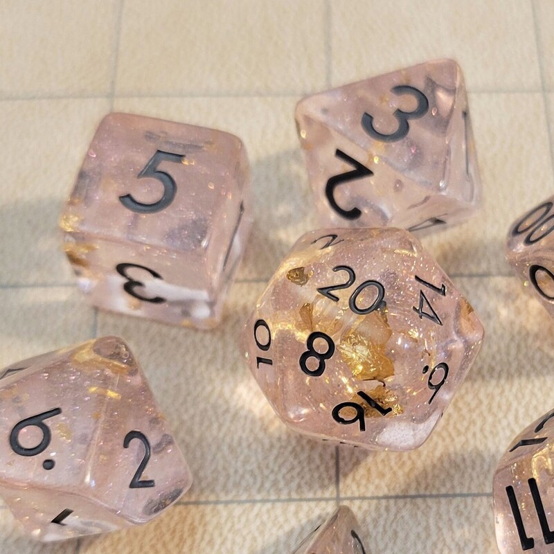 Pink Dice - Etsy