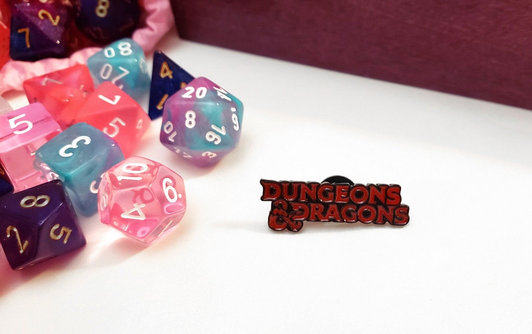 D&D Logo Enamel Pin - Dungeons and Dragons - Etsy