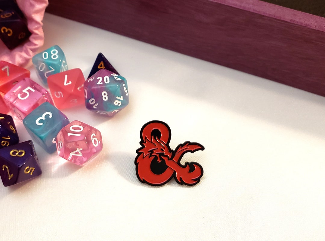 D&D Ampersand Logo Enamel Pin - Etsy