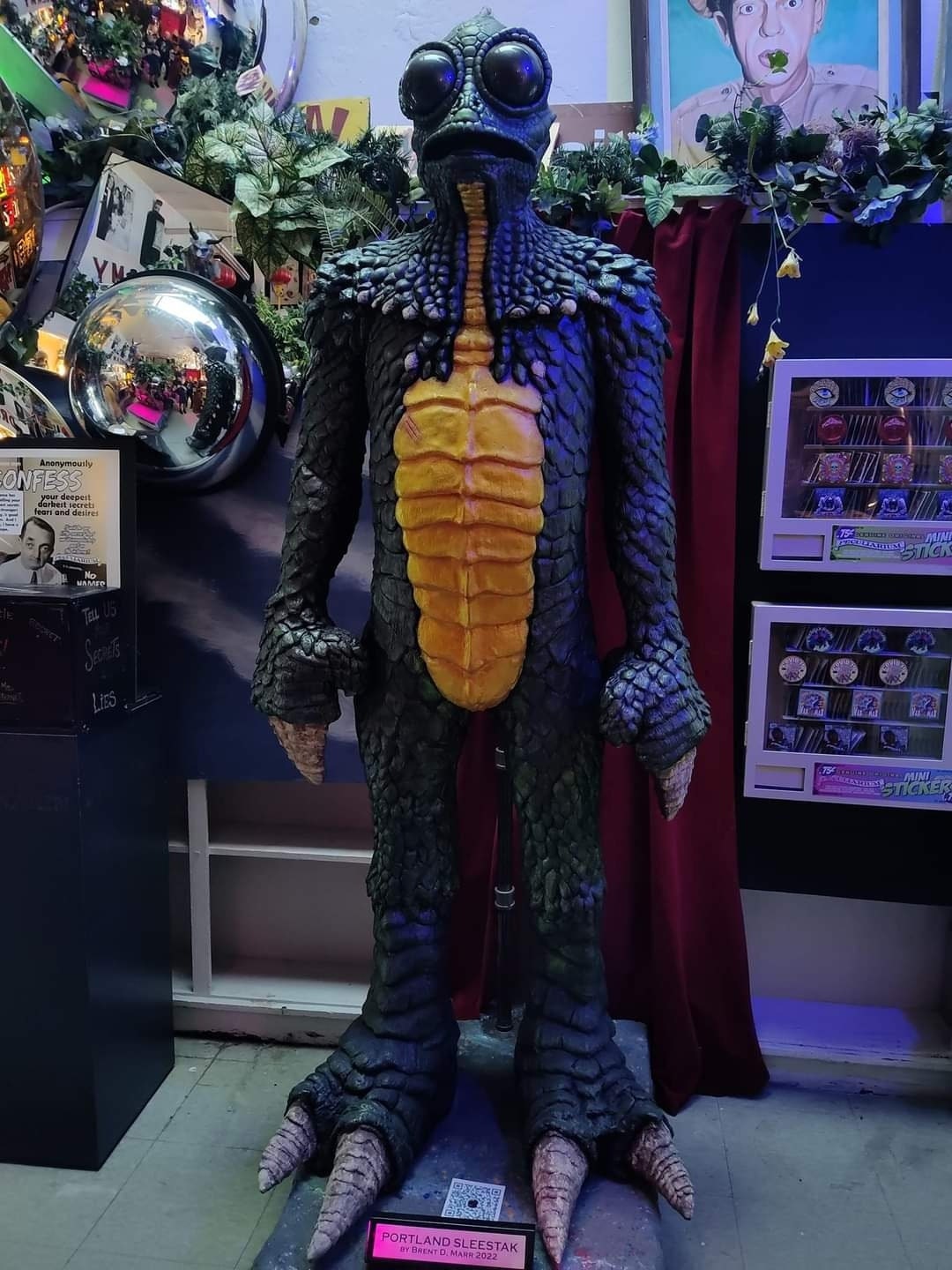 Portland Sleestak Life Sized Free Standing Mixed Media Sculpture - Etsy