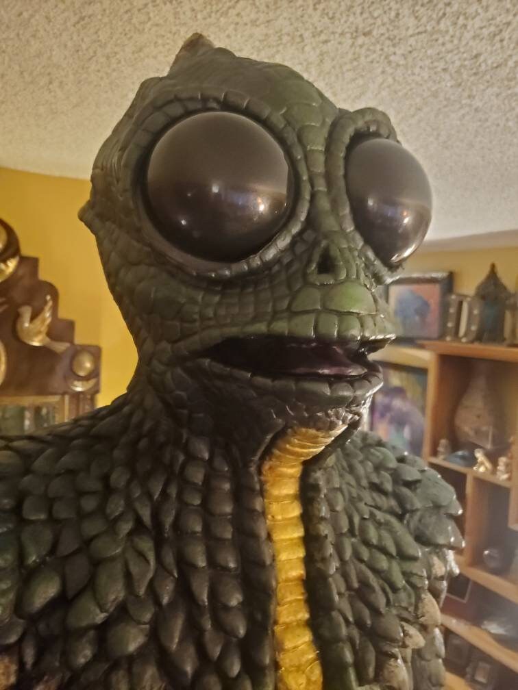 Portland Sleestak Life Sized Free Standing Mixed Media - Etsy