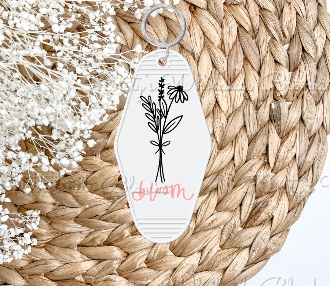 UV DTF Motel Keyring Decal - Etsy