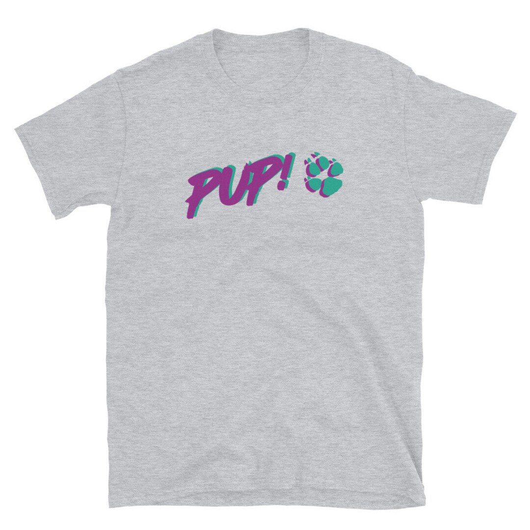 PUP! T-shirt - Fetish Streetwear, Paw Print - Etsy