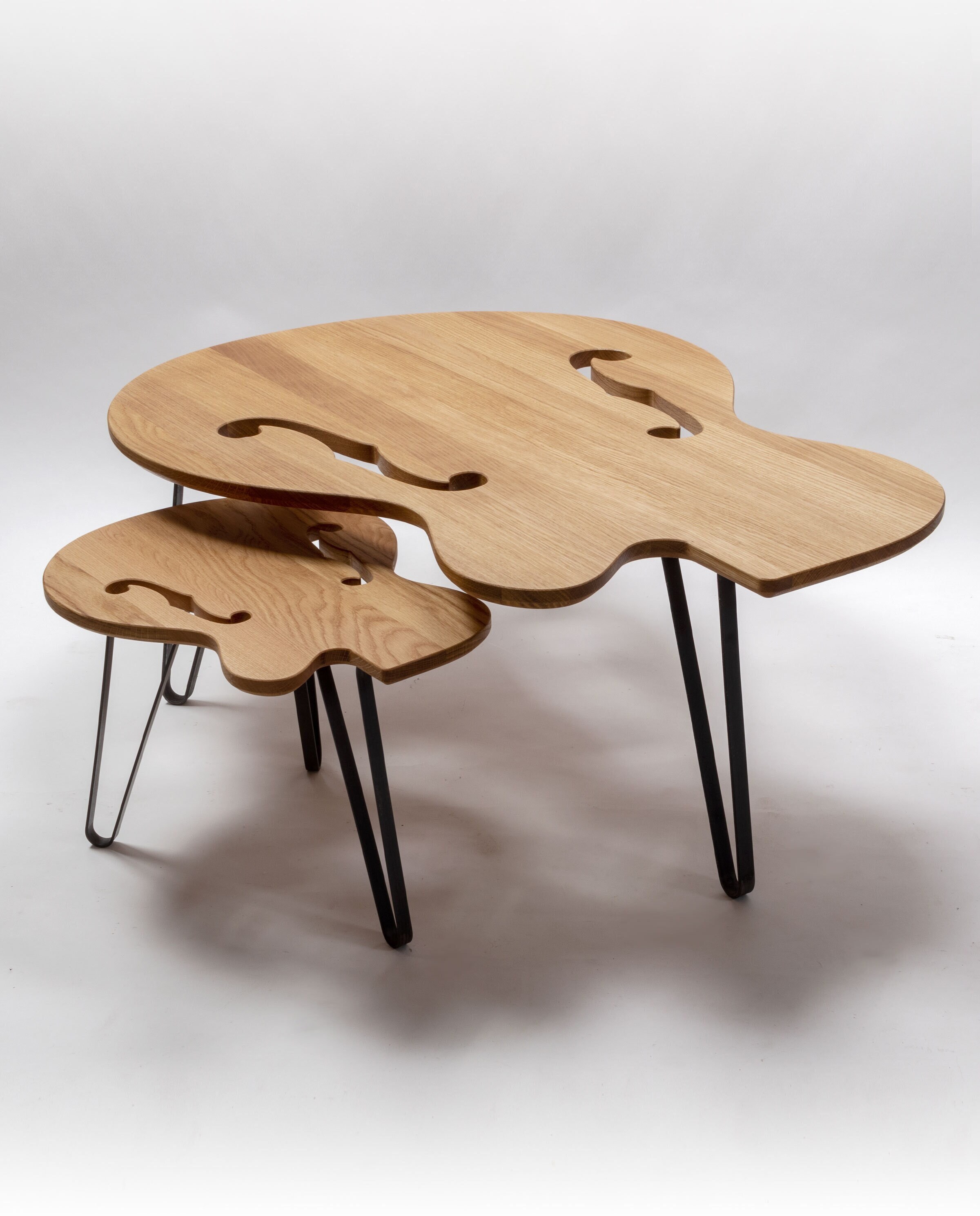 Guitar Coffee Table Mancave Music Studio Design Table Kaffeetisch Table ...