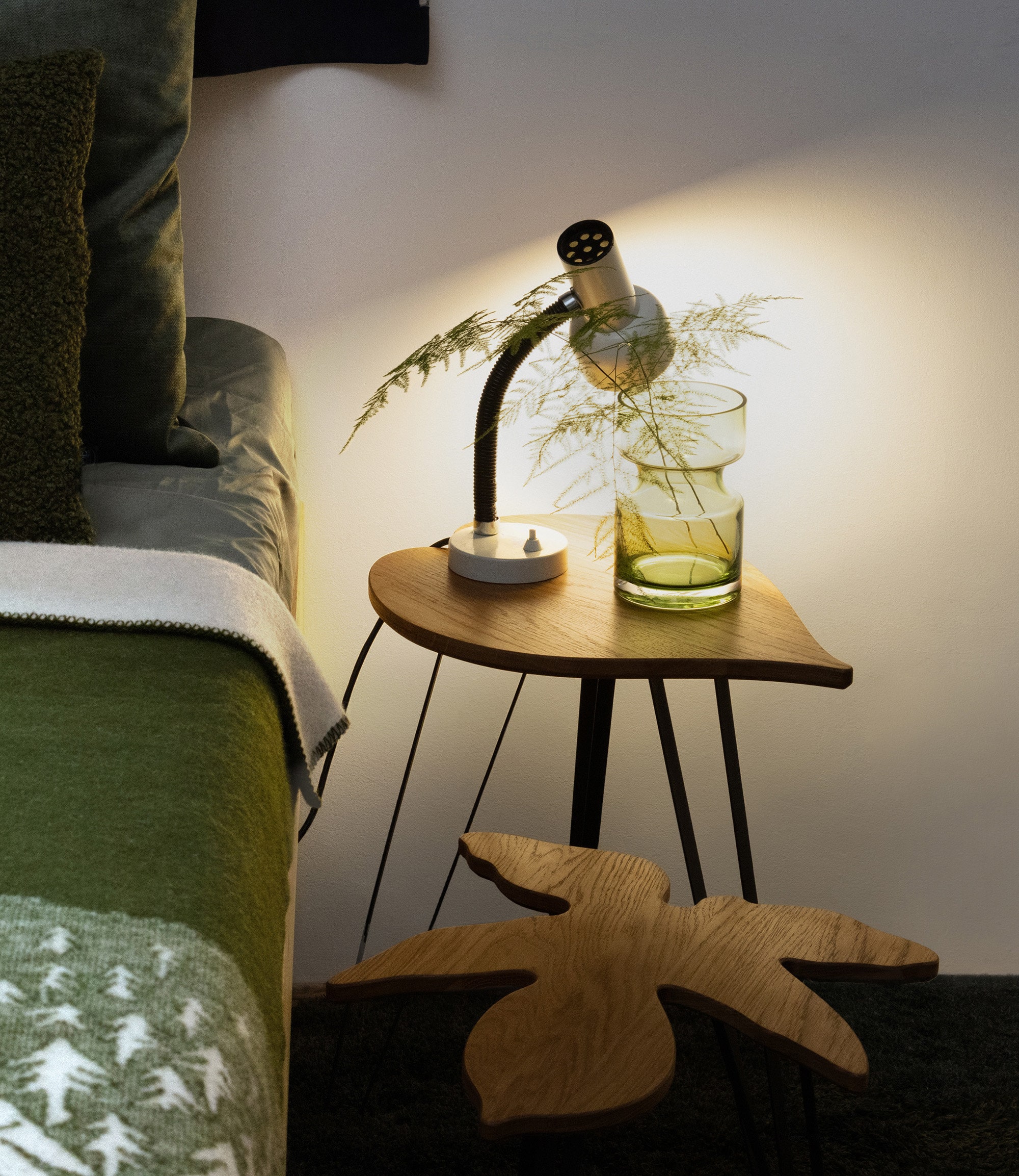 Handmade Leaf Plant Stand Set Design Plant Table Set Leaf Table Set ...