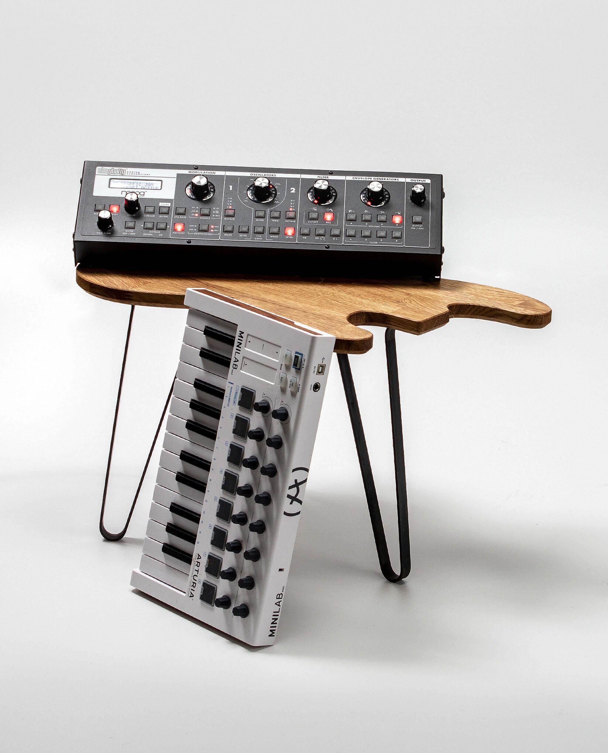 Bass Guitar Table J-bass Jazz Bass Design Furniture End Table Side ...