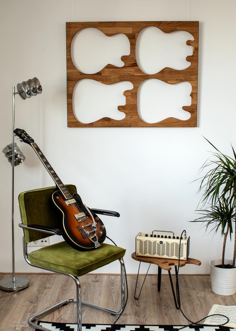 Jimi Hendrix Hand Engraved Guitar Table S-model Art design Furniture ...