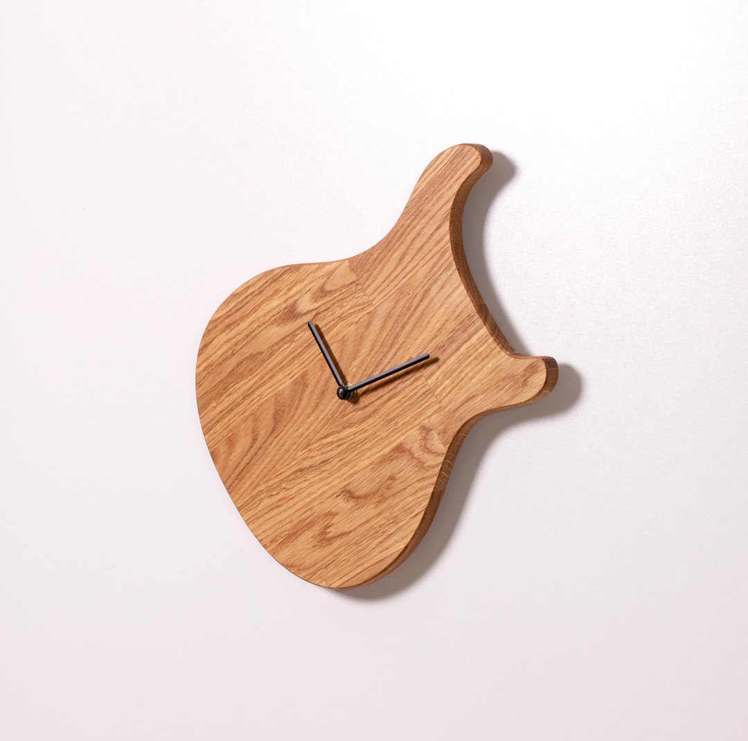 Personalized Guitar Clock Paulus Wall Clock Bass Guitar Anniversary ...