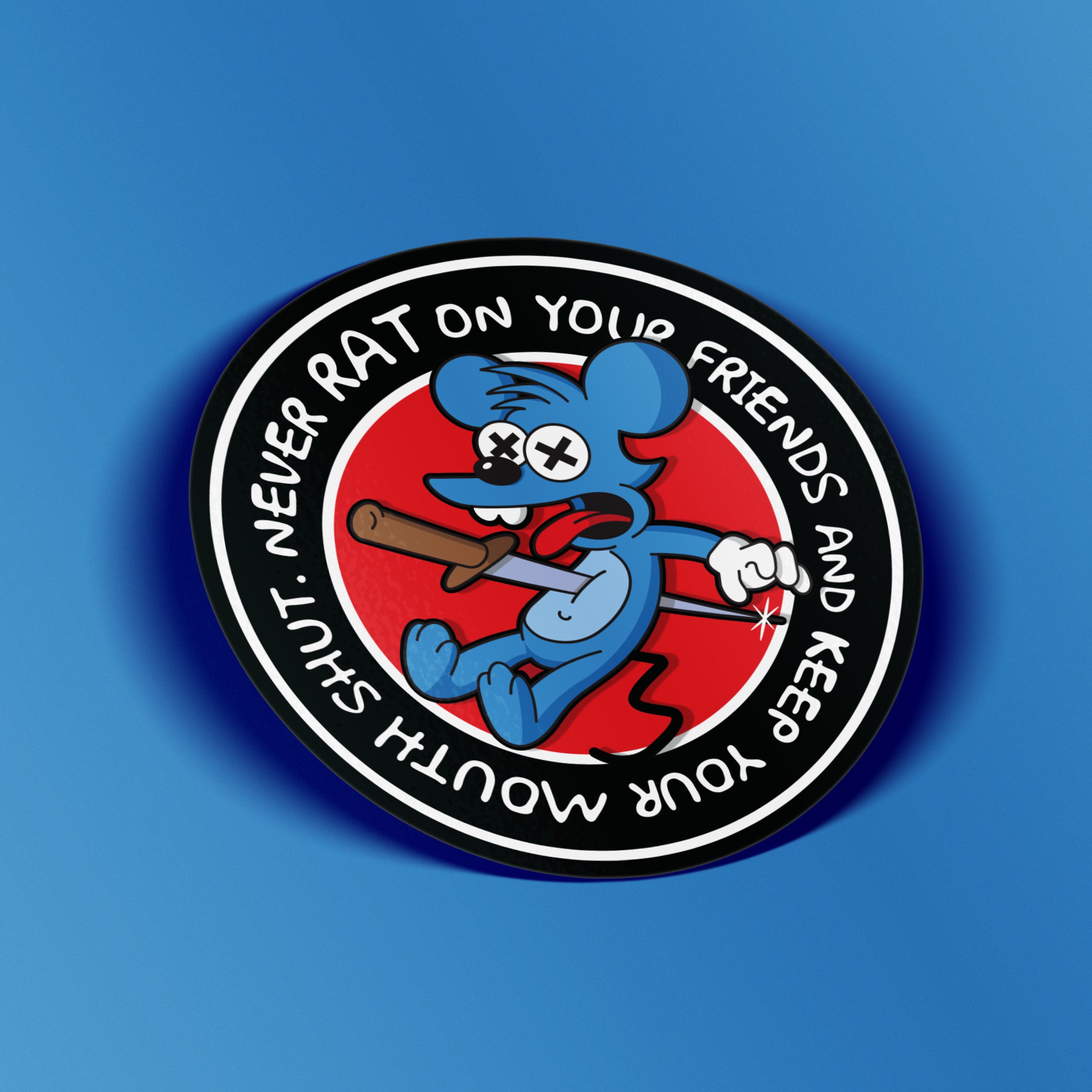 Itchy Sticker Gangster Sticker the Simpsons Stickers Laptop - Etsy