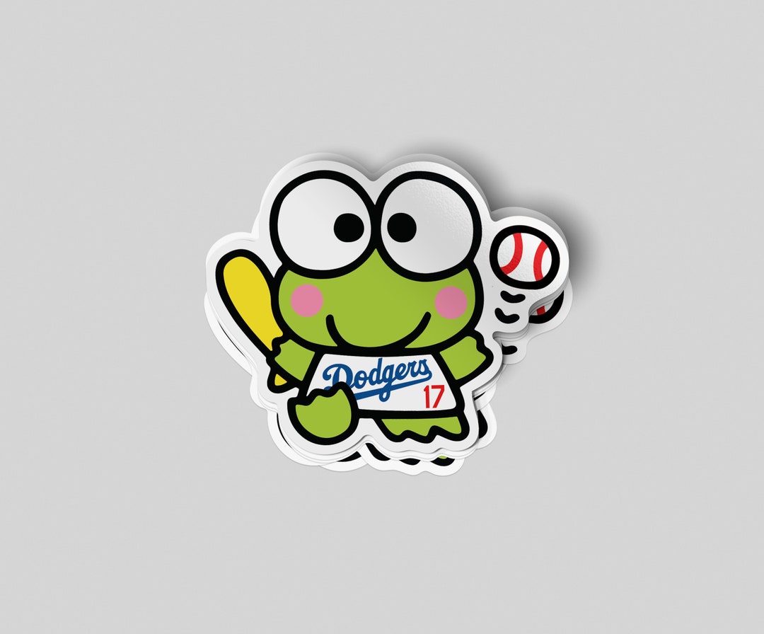 Keroppi | Sanrio | Dodgers Vinyl Laminated Sticker - Etsy