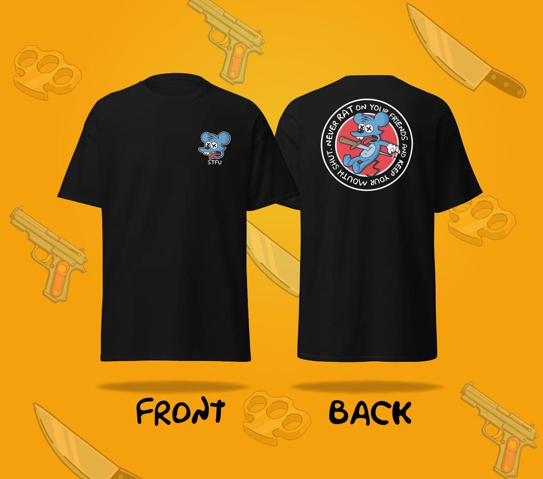 Itchy the Mouse With a Knife T-shirt | Simpsons Parody Shirt | Funny ...