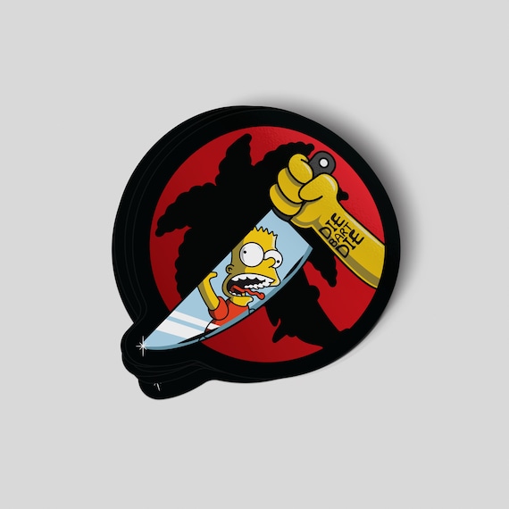 Slasher Stickers the Simpsons Stickers Horror Sticker - Etsy