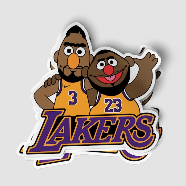 Bert and Ernie Sticker - Etsy