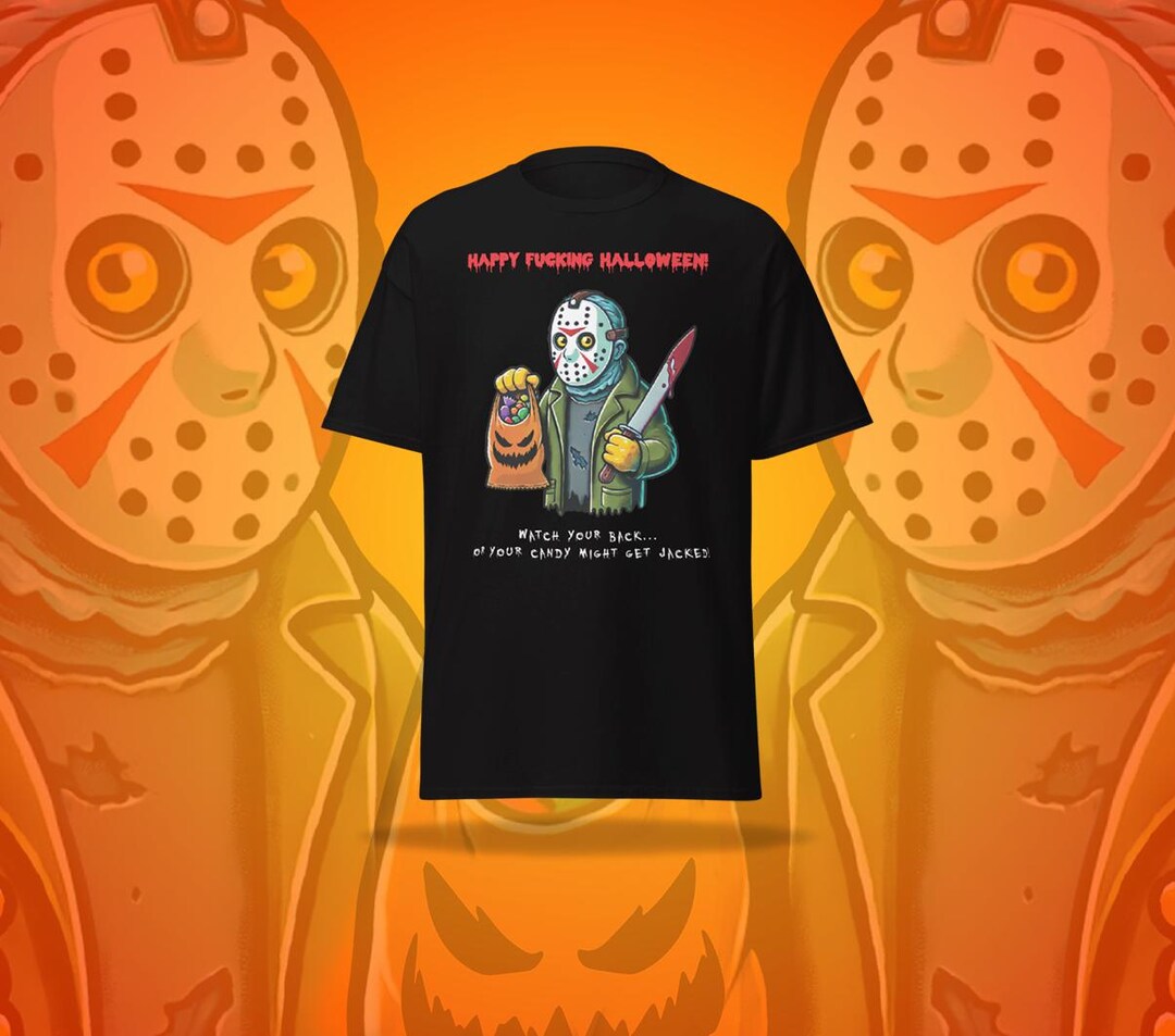 Happy Halloween Jason Voorhees T-shirt | Funny Horror Movie Tee ...