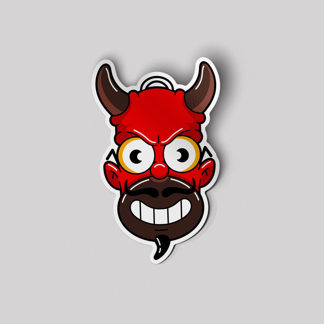 Homer Simpson Devil Head Sticker | Funny Halloween Cartoon Decal | Evil ...