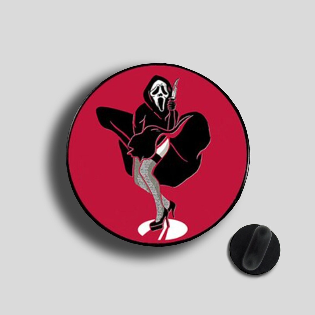 Sexy Ghost Face Pin Sexy Legs Slasher Horror Scary Movie Etsy