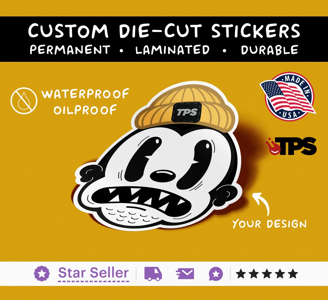Custom Stickers | Waterproof, Permanent and Laminated for Added ...